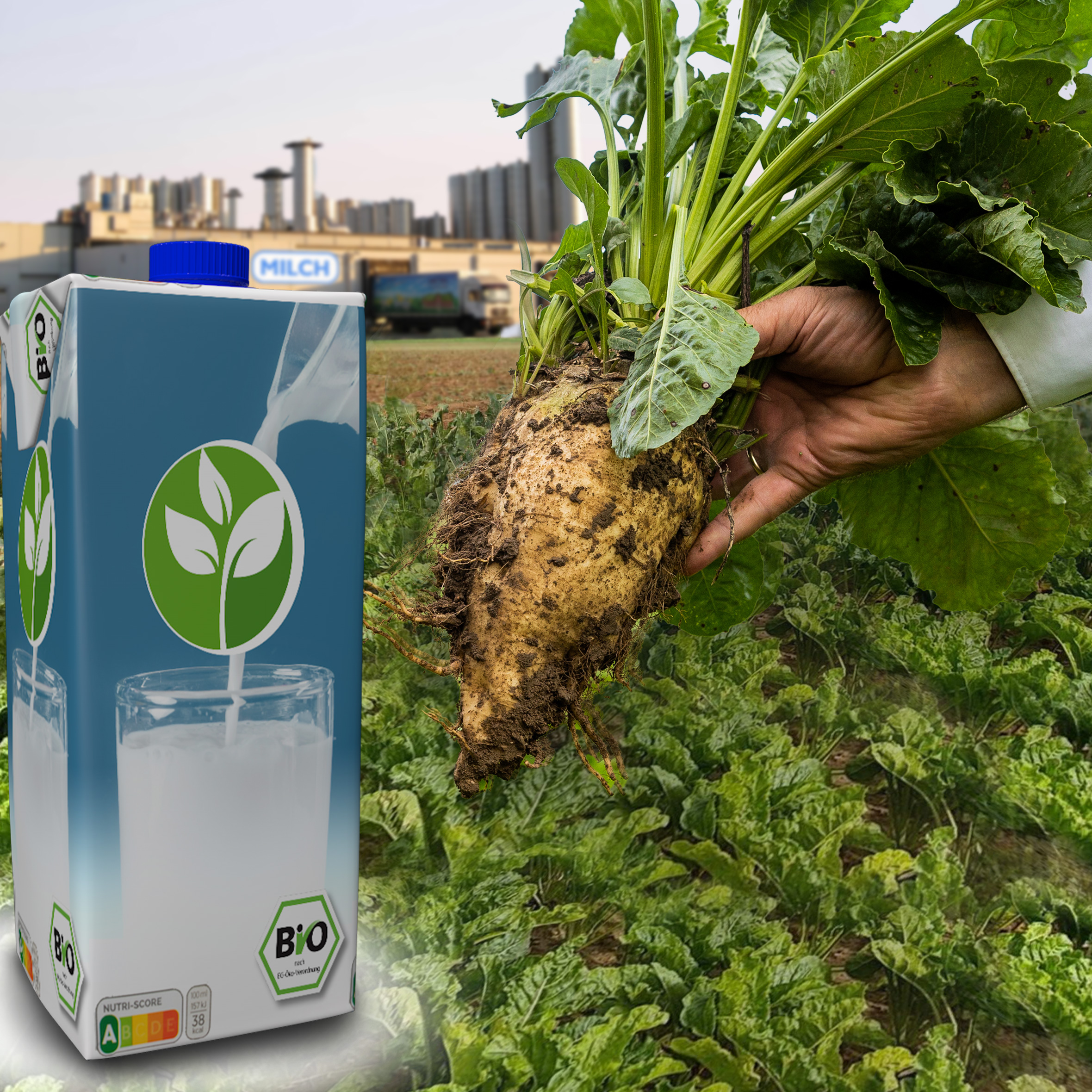 Milch aus grünen Blättern / MLZ